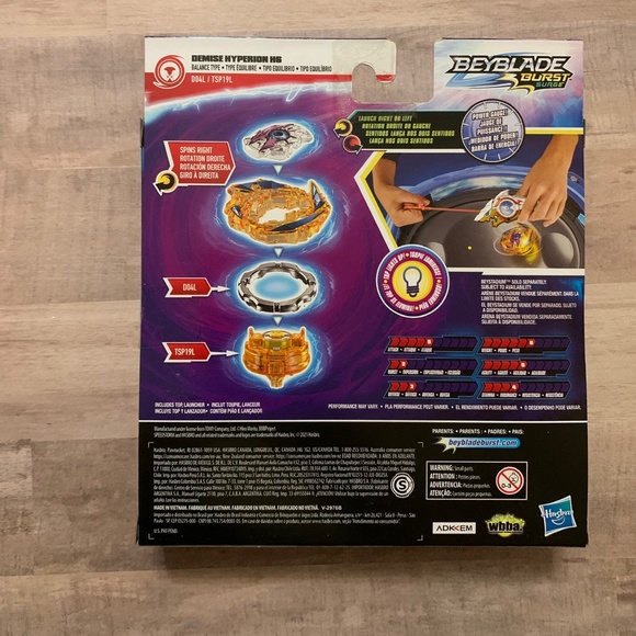 Hasbro | Toys | Beyblade Burst Surge Speedstorm Rip Fire Force Set ...